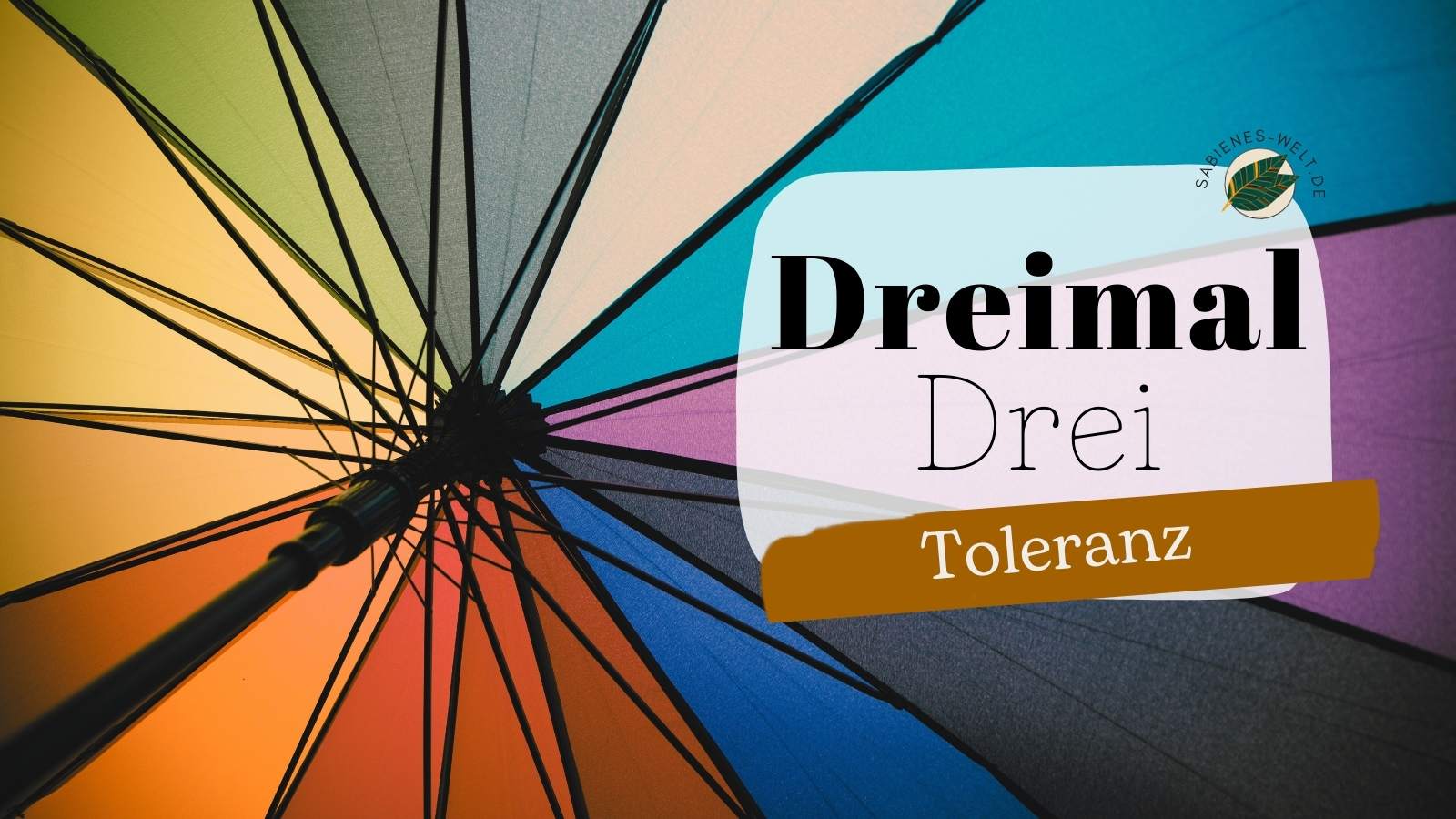 Toleranz und Intoleranz - DreimalDrei im Juni